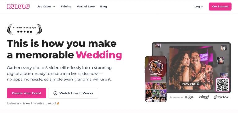 12 Best Wedding Photo Sharing Apps to Collect Photos From Guests | Honcho