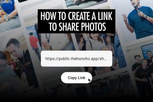 How to Create a Link to Share Photos | Honcho
